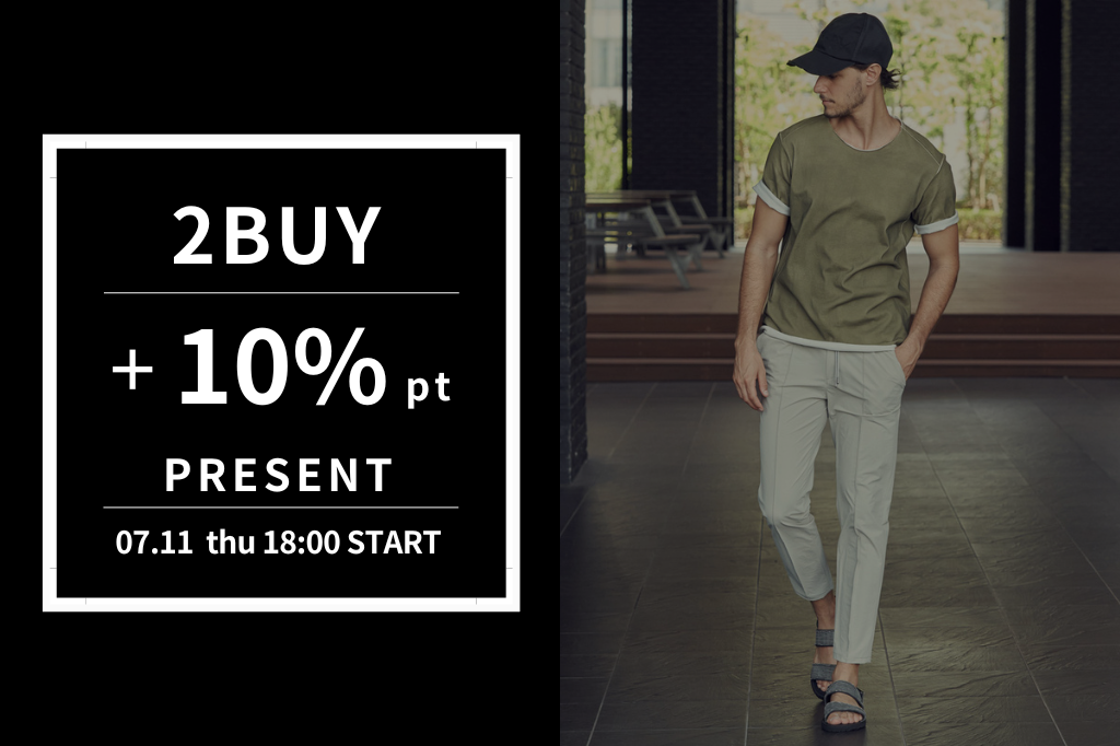 2BUY +10% point present 』キャンペーン – wjk online store