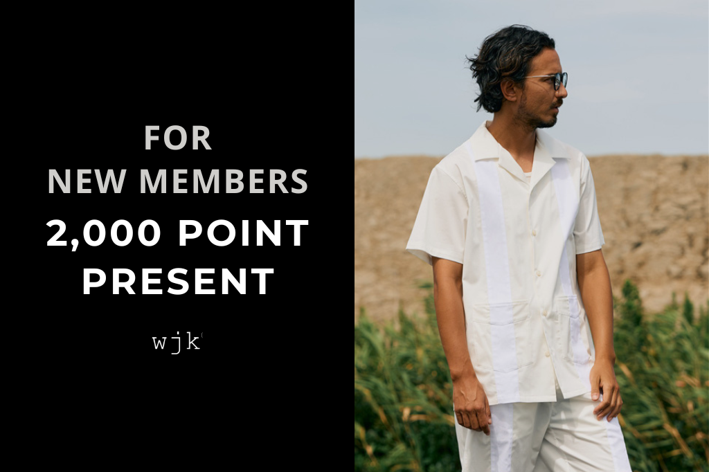 【5/31まで】新規会員登録 2,000ポイント プレゼントキャンペーン – wjk online store